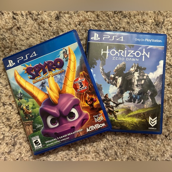 PS4 | Video Games & Consoles | Spyro Reignited Trilogy And Horizon Zero ...